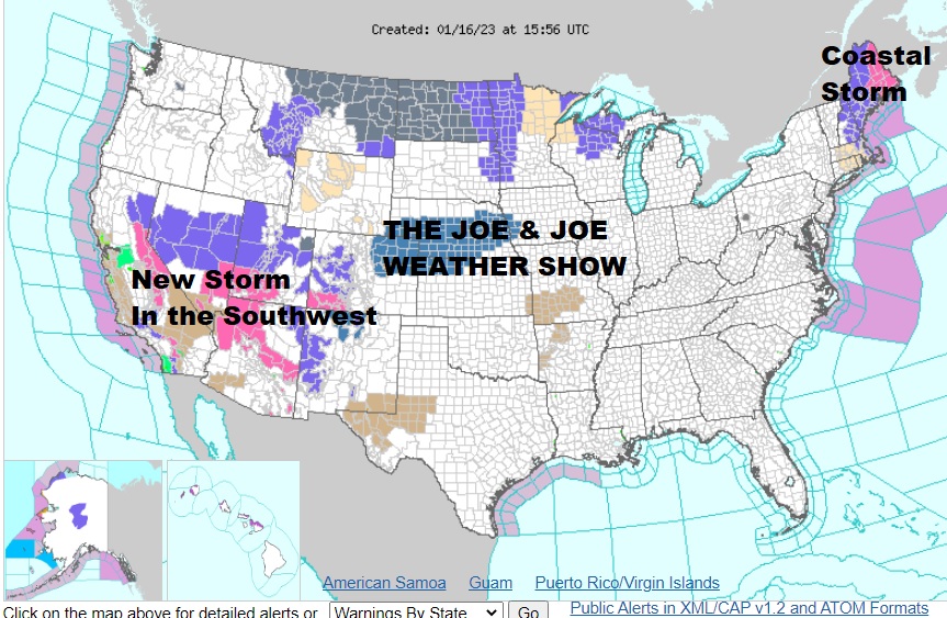 Joe & Joe Weather Show LIVE 7:30pm Storm Offshore, More Systems Lining ...