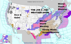 Joe & Joe Weather Show LIVE 7:35pm Winter Storm Warnings, Winter ...