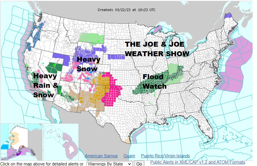 Joe & Joe Weather Show LIVE 7:35pm
